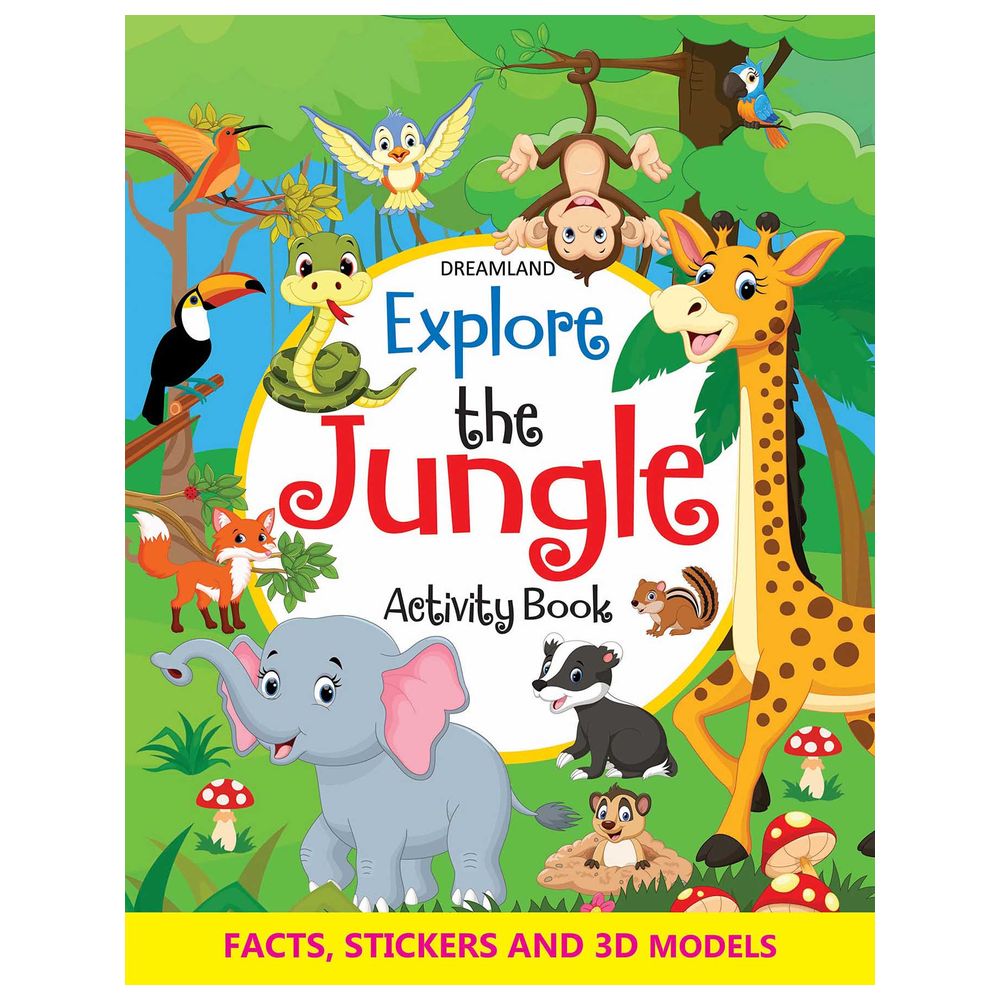 Buy Explore The Jungle Activity Book With Sticker in UAE | Mumzworld