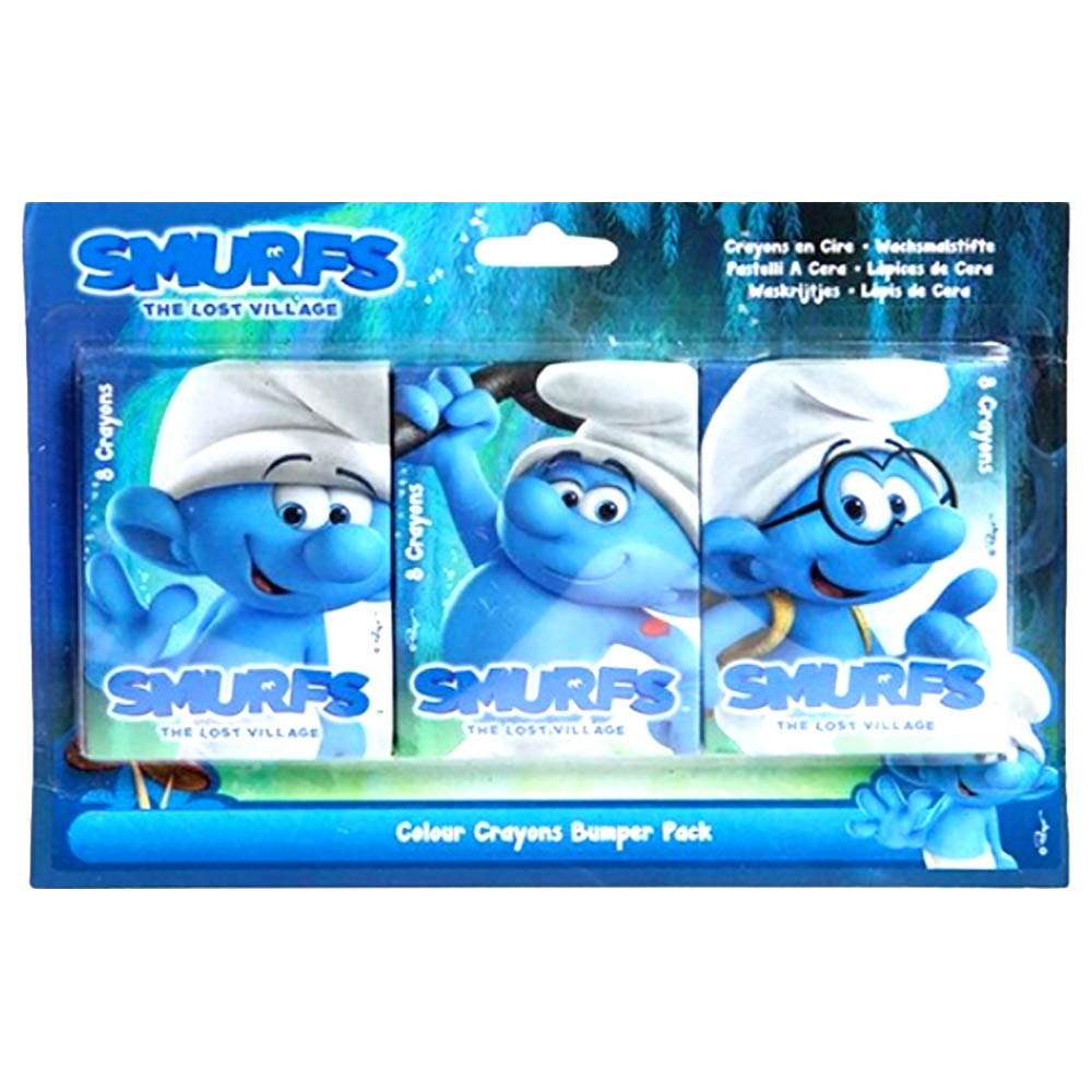 Smurfs The Lost Village Colour Crayons Bumper Pack | Buy at Best Price ...
