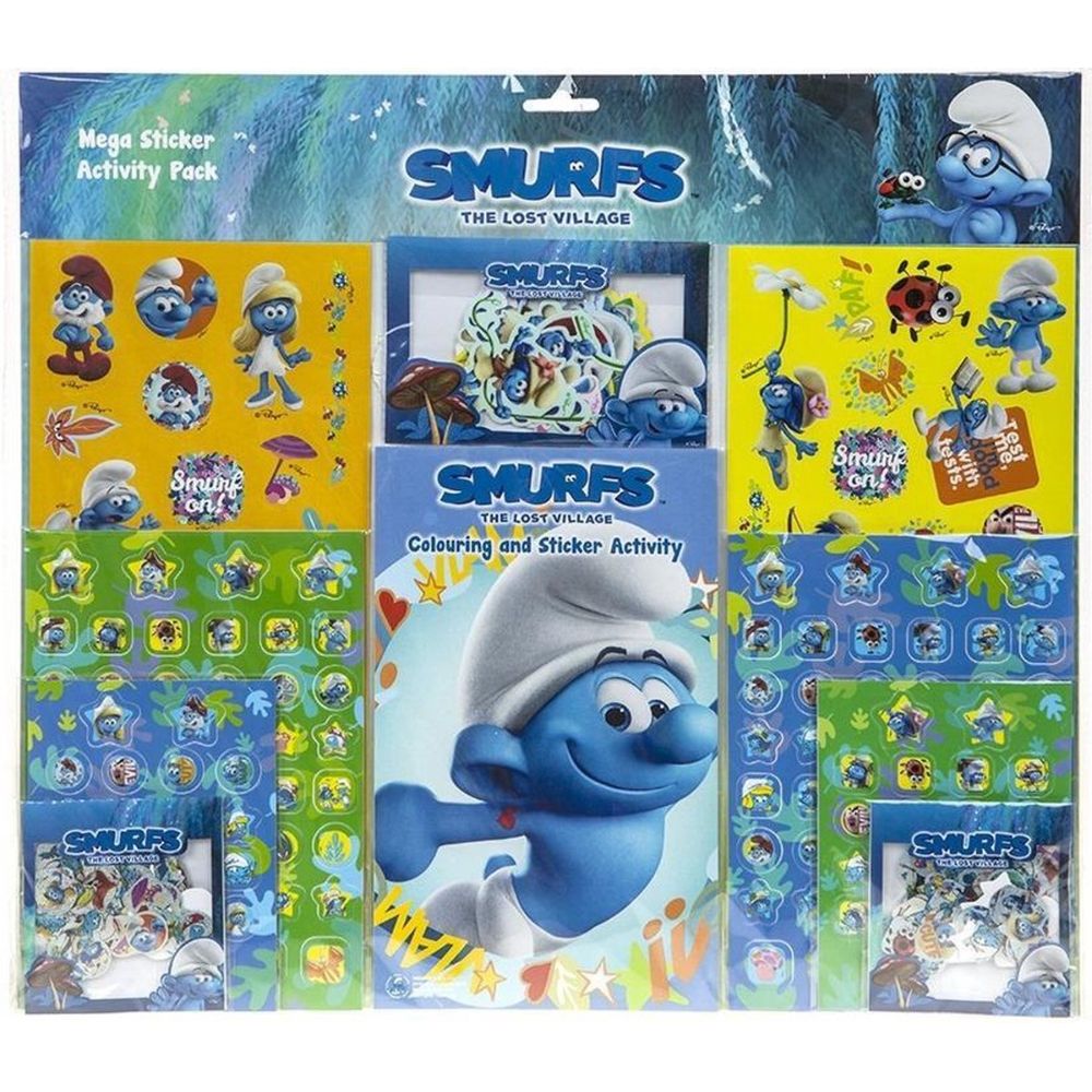 Buy PMS - Smurfs The Lost Village Activity Sticker Set in KSA | Mumzworld