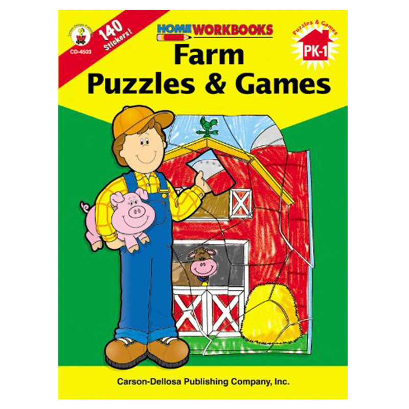 Farm Puzzles & Games - Preschool - First Grade | Buy at Best Price from ...