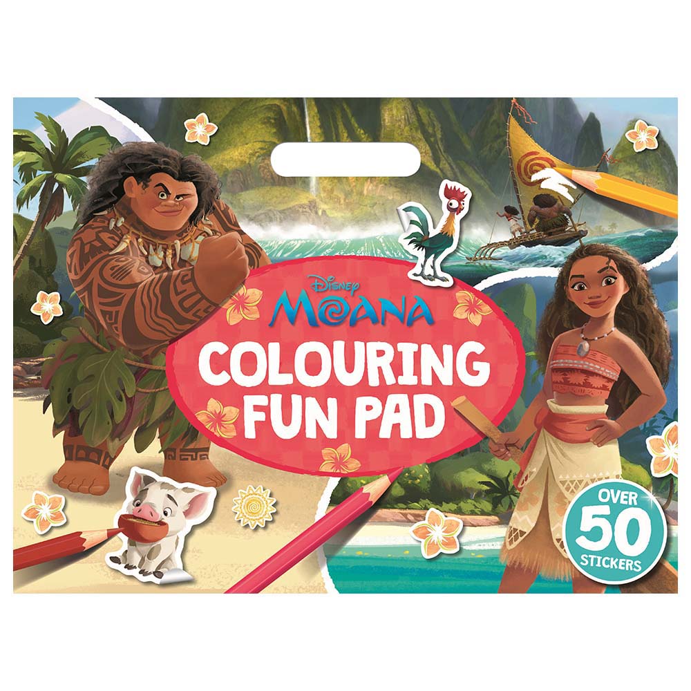 Buy Disney Moana Colouring Fun Pad in UAE | Mumzworld