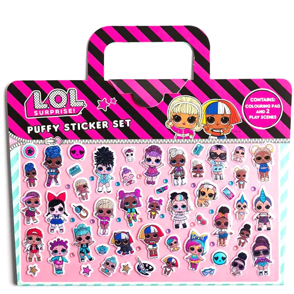 Lol Surprise! Puffy Sticker Set With 2 Play Scenes | Buy at Best Price ...