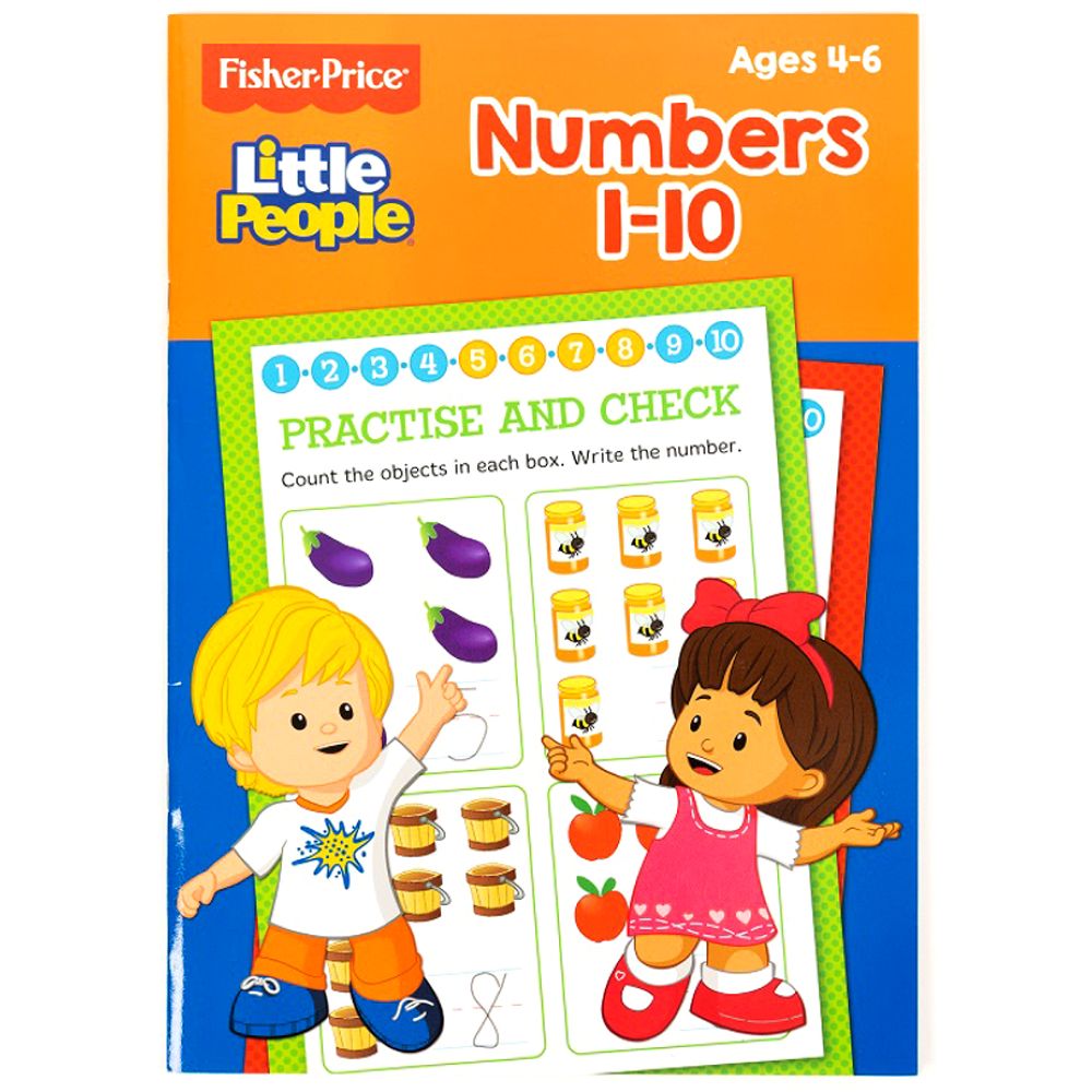 Buy Fisher - Price Little People Numbers 1 - 10 Activity Book in UAE ...