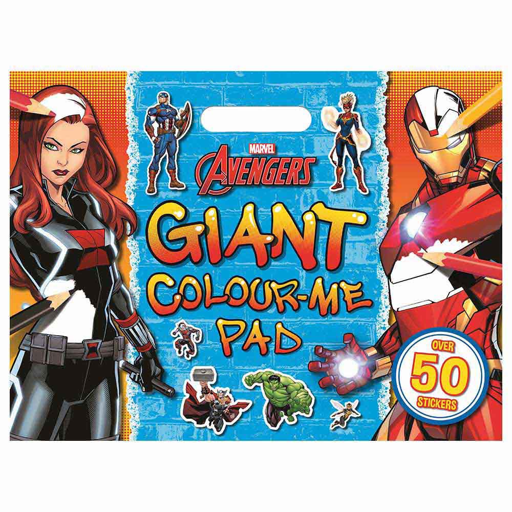 Buy Marvel Avengers: Giant Colour Me Pad in UAE | Mumzworld