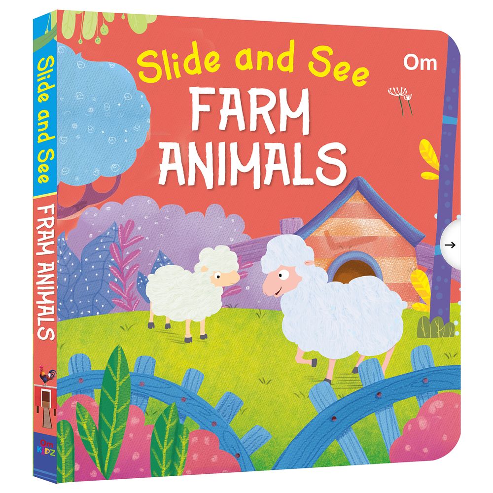 Buy Om : Slide And See Farm Animals in Kuwait | Mumzworld