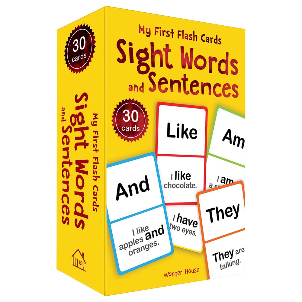 Wonder House My First Flash Cards - Sight Words & Sentences | Buy at ... Wonder House My First Flash Cards - Sight Words & Sentences | Buy at ...