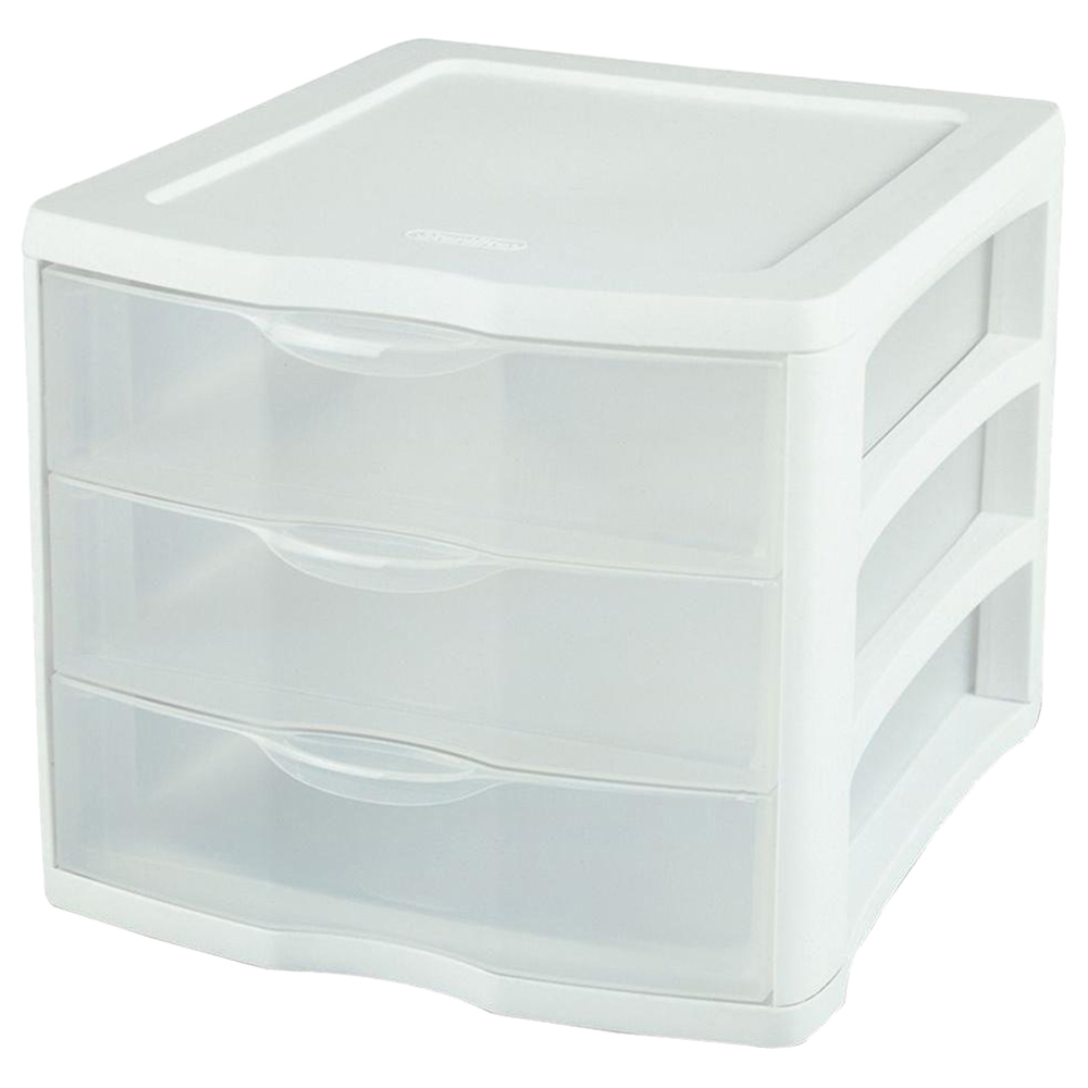 Sterilite - 3 Drawer Organizer - Clear | Buy at Best Price from Mumzworld