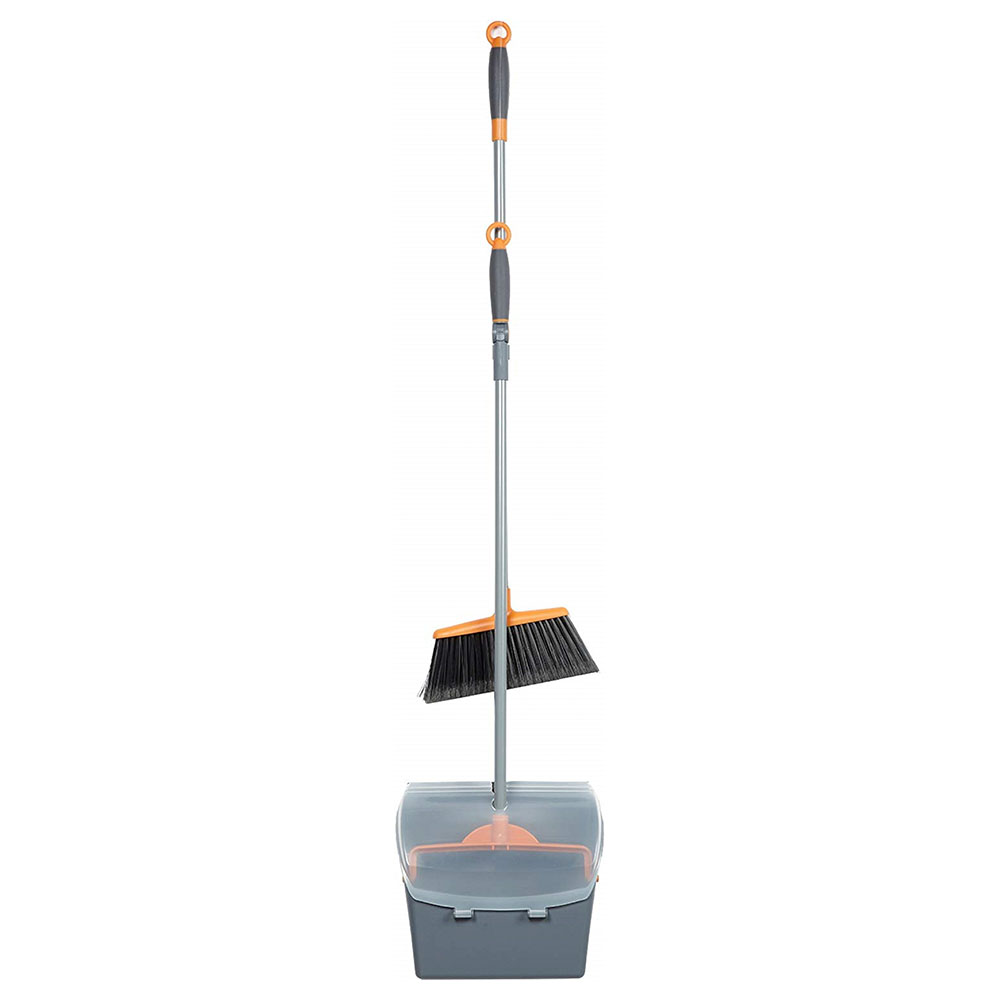 Casabella - Upright Sweep Set With Cover - Graphite & Orange | Buy at ...