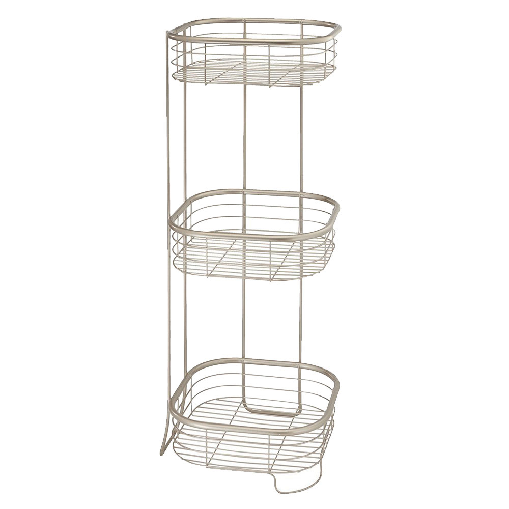 Buy InterDesign - Forma 3 Tier Shower Shelf Square - Silver in KSA ...