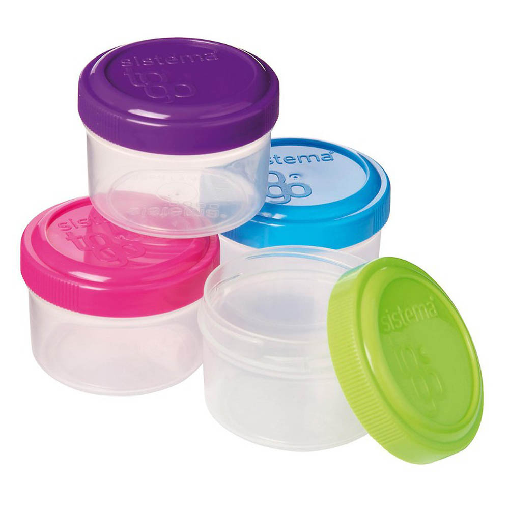 Buy Sistema - Dressing To Go Containers - Pack of 4 in UAE | Mumzworld