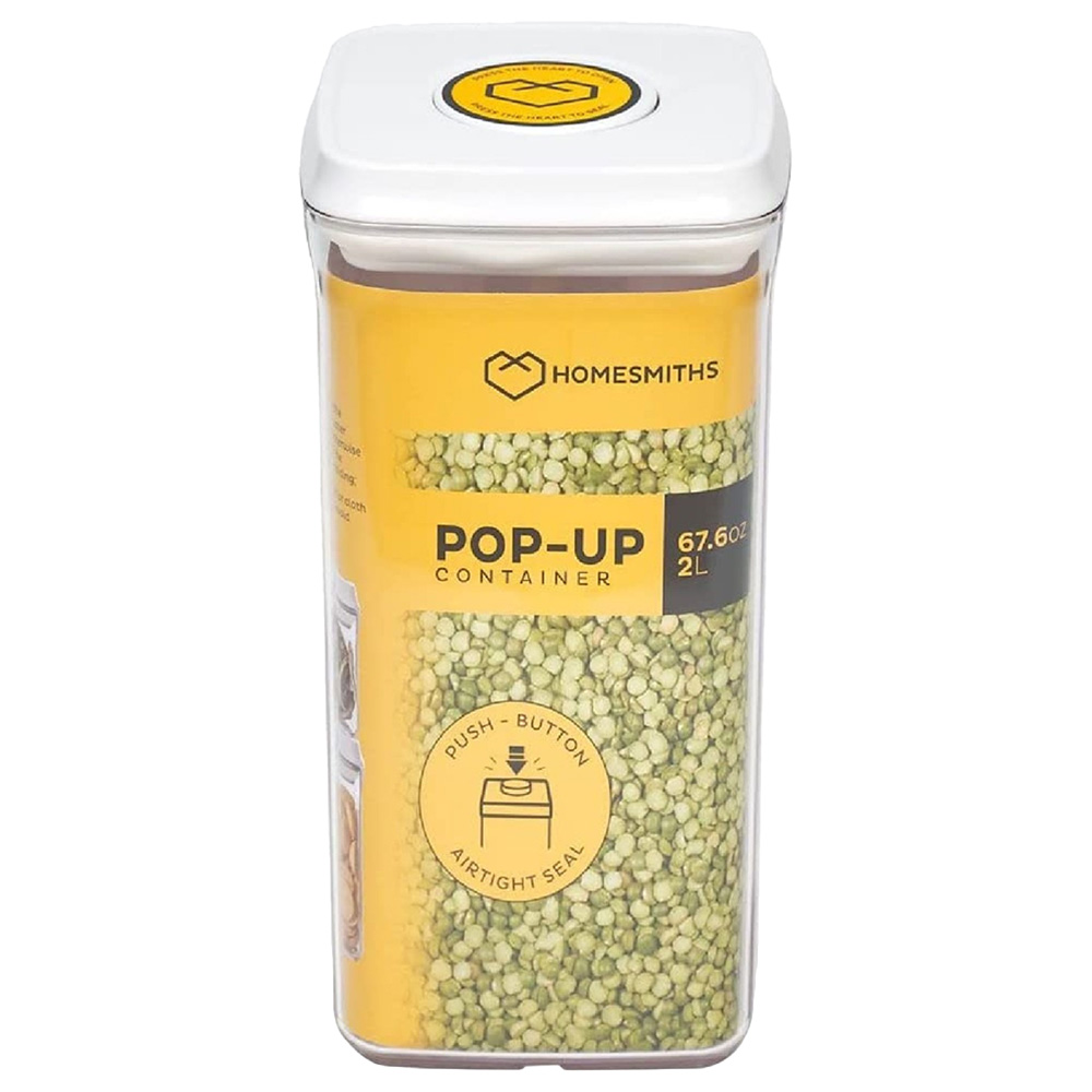 Homesmiths - Pop-up Square Food Container - 2L