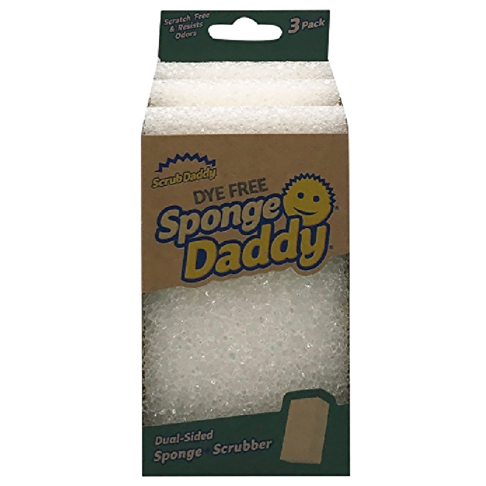Buy Scrub Daddy - Sponge Daddy Dye less Sponges - White in UAE | Mumzworld