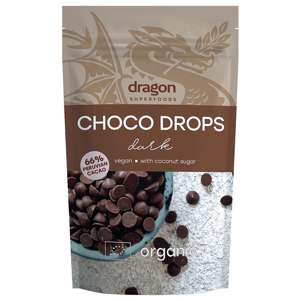 Buy Dragon Superfoods - Choco Drops Dark - 200G in UAE | Mumzworld