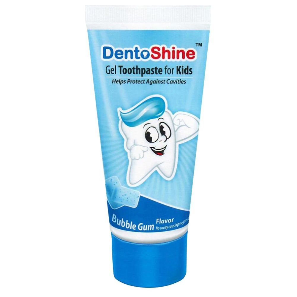Buy Dentoshine - Kids Gel Toothpaste - 80g - Bubble Gum in Oman | Mumzworld