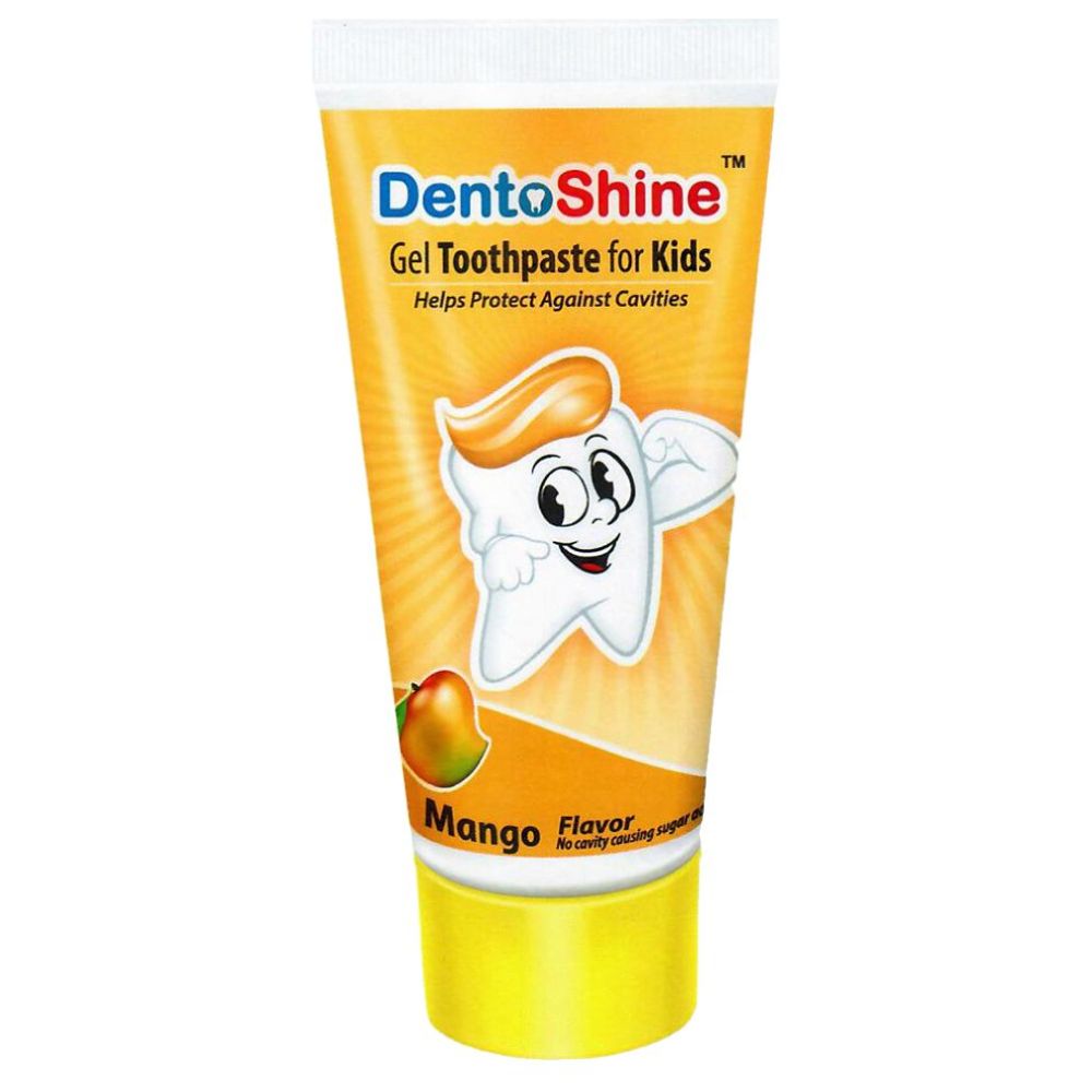 Buy Dentoshine - Kids Gel Toothpaste - 80g - Mango in UAE | Mumzworld