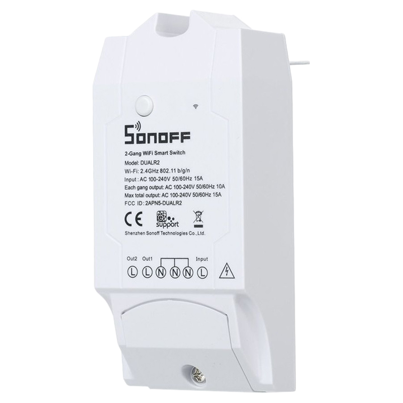 Buy Sonoff - DIY Dual 2CH Smart WiFi Wireless Switch in KSA | Mumzworld