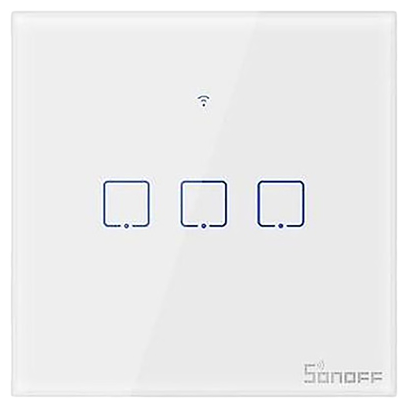 Buy Sonoff - TX3 Gang Way Smart WiFi Wall Light Switch in KSA | Mumzworld