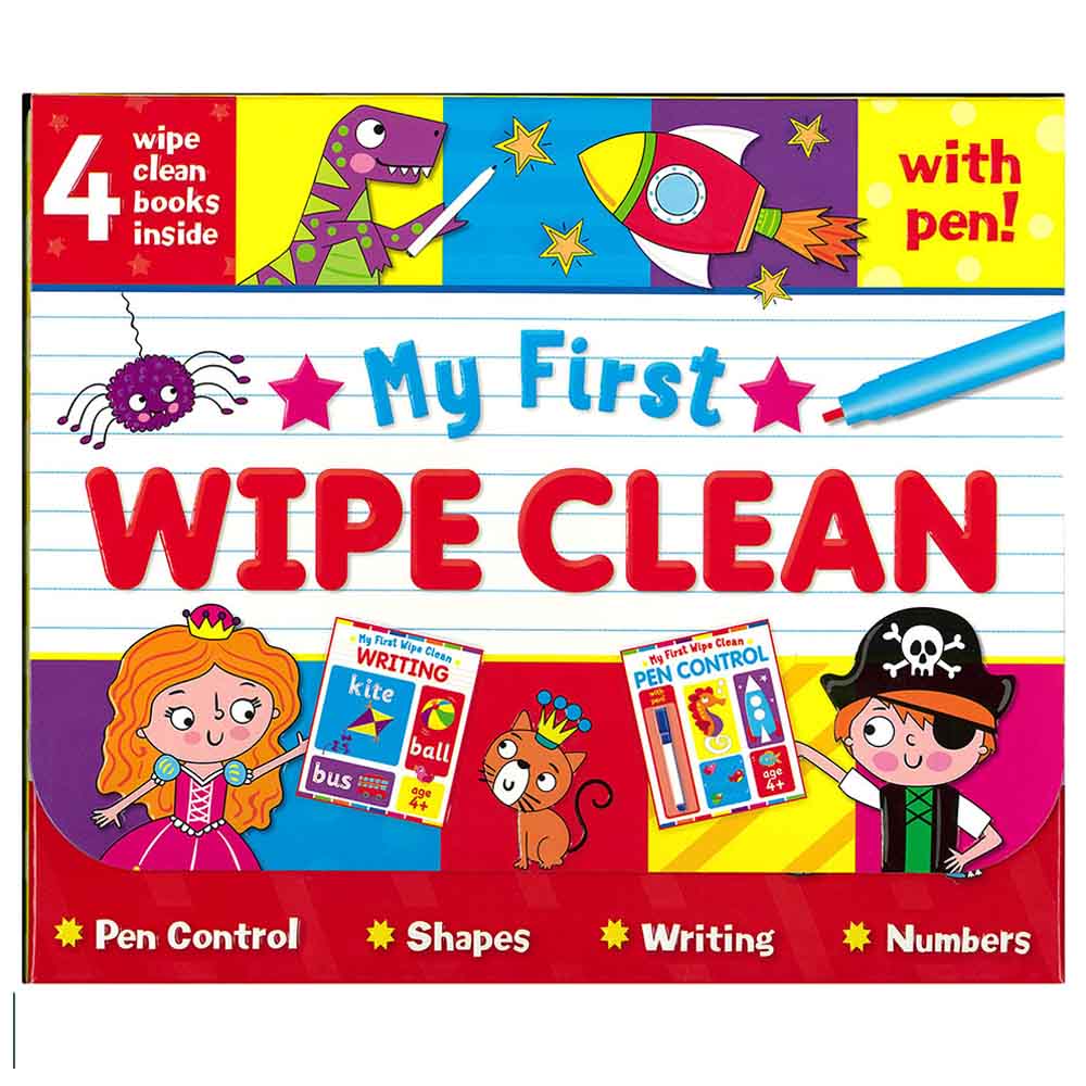 Buy My First Wipe Clean: Books With Pen in UAE | Mumzworld