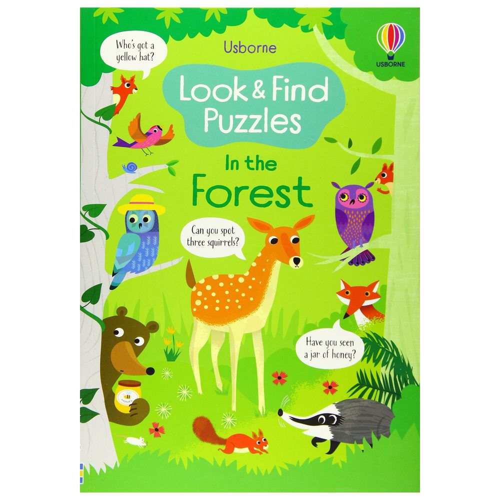 Buy Usborne Books - Look And Find Puzzles In The Forest in UAE | Mumzworld