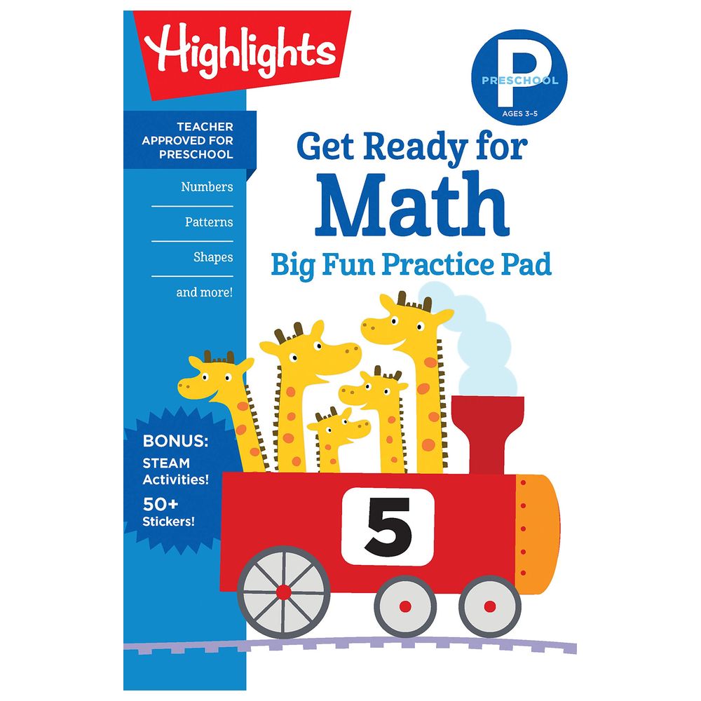 Buy Preschool Get Ready for Math Big Fun Practice Pad in KSA | Mumzworld