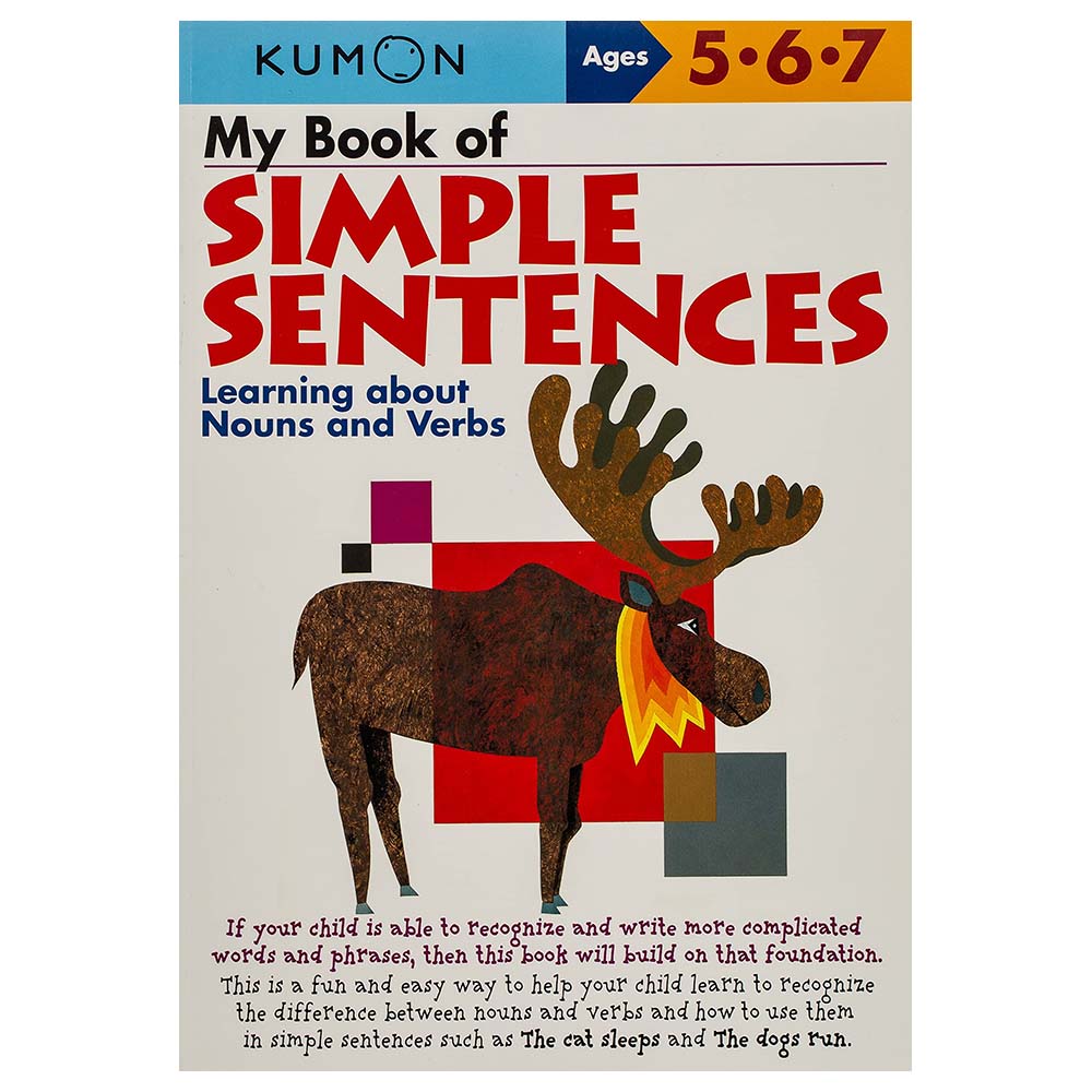 Buy My Book Of Simple Sentences: Nouns And Verbs in UAE | Mumzworld