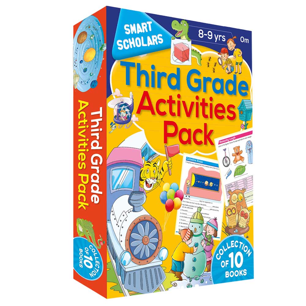 Buy Third Grade Activities Pack: Collection Of 10 Books: Smart Scholars ...