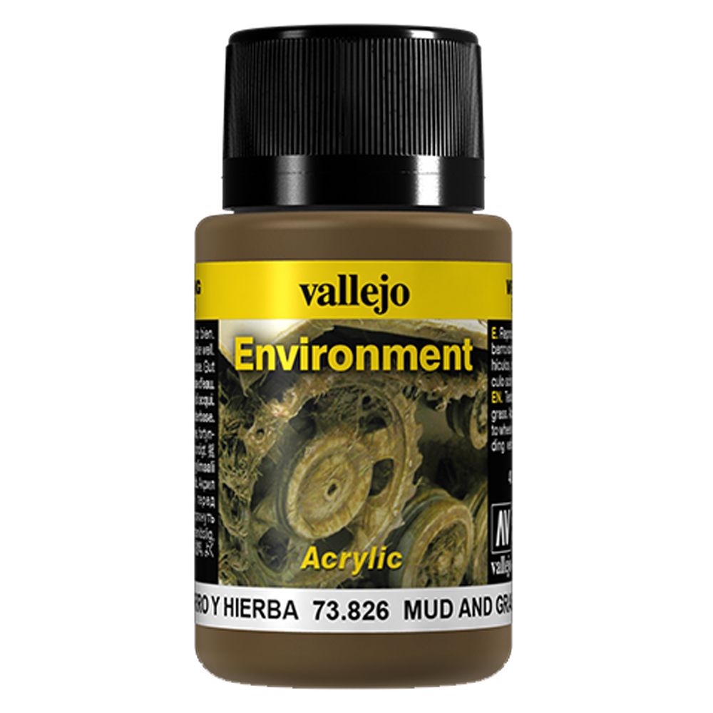 Vallejo Weathering Effects Environment 40ml - Mud & Grass | Buy at Best ...