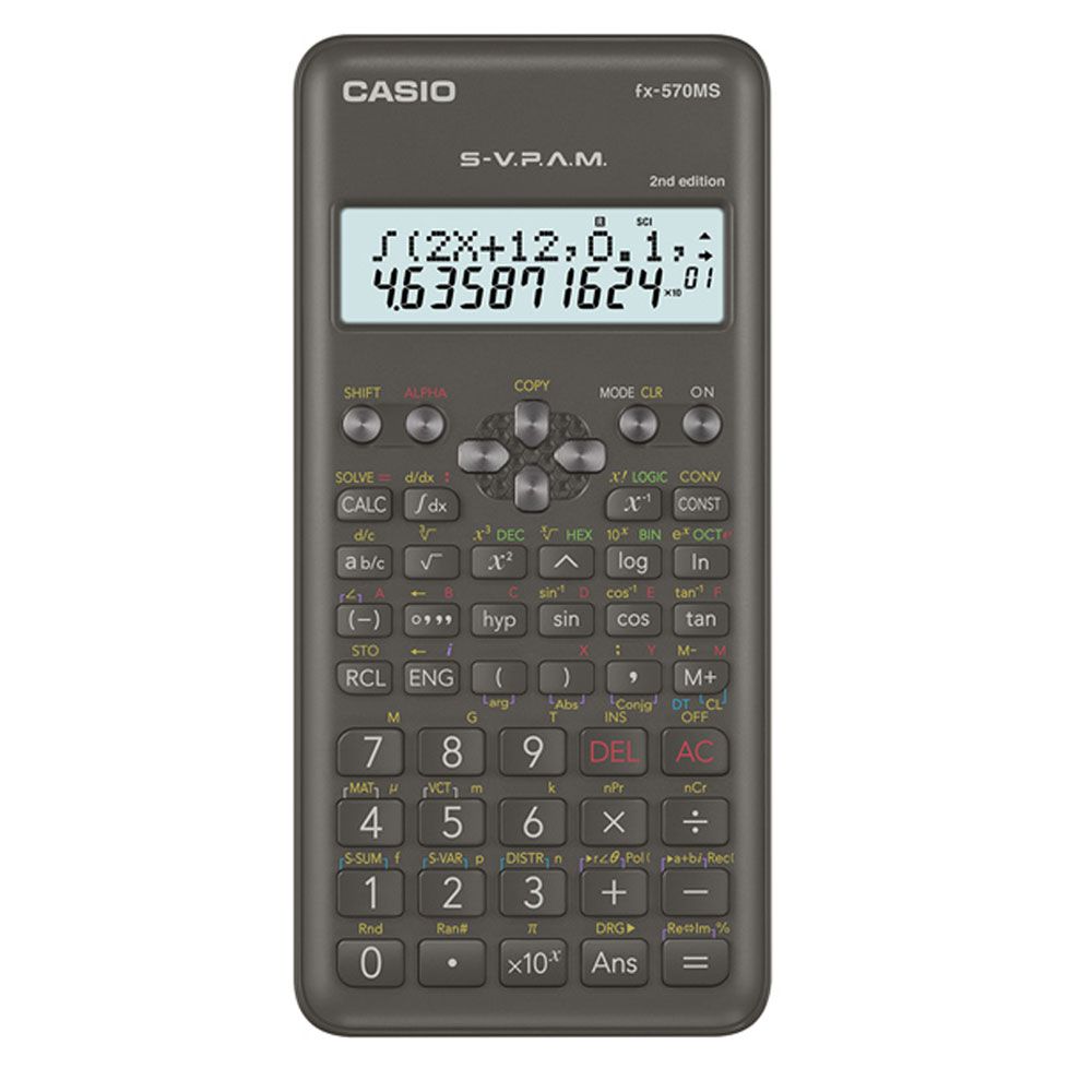 Buy Casio FX-570MS 2nd Edition Display Scientific Calculator in KSA ...