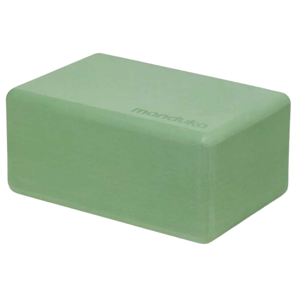 Buy Manduka - Recycled Foam Block - 4-Inch - Leaf Green in Oman | Mumzworld