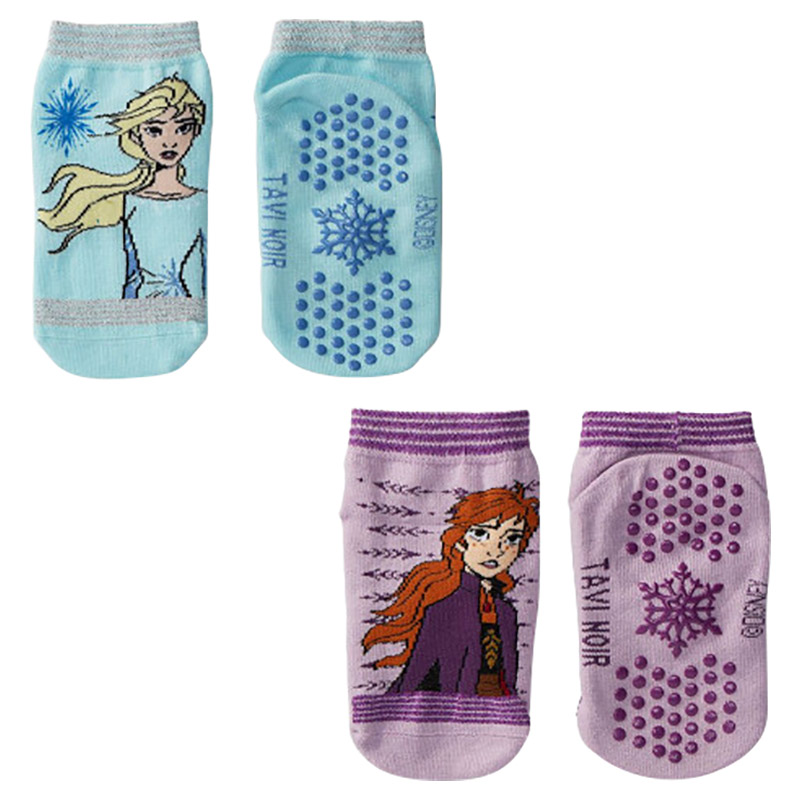Buy Tavi Noir - Kids Low Rise Frozen Socks Online | Mumzworld