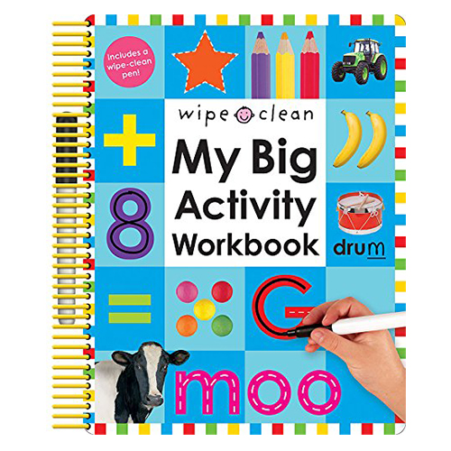 Buy Usborne Books - Wipe Clean My Big Activities in UAE | Mumzworld