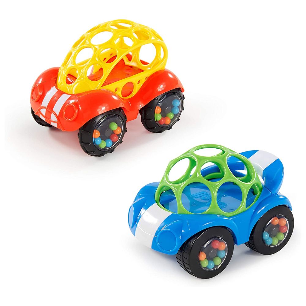 Buy Oball - Rattle & Roll Toy 1pc - Assorted in UAE | Mumzworld