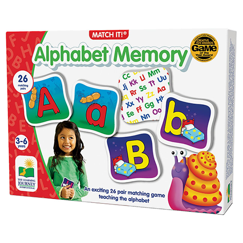 The Learning Journey - Match It Alphabet Memory Game The Learning Journey - Match It Alphabet Memory Game