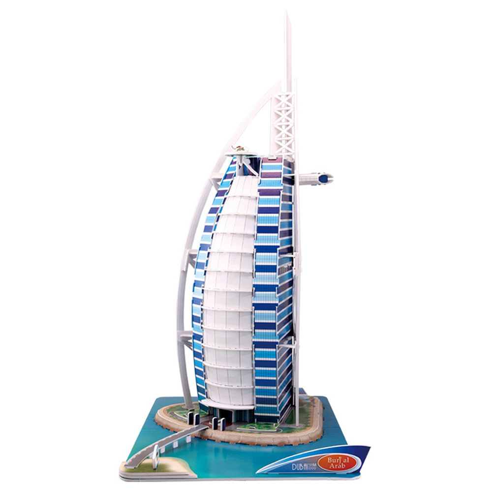 Buy Cubic Fun - 3D Puzzle Burj Al Arab 101Pcs-Set in KSA | Mumzworld