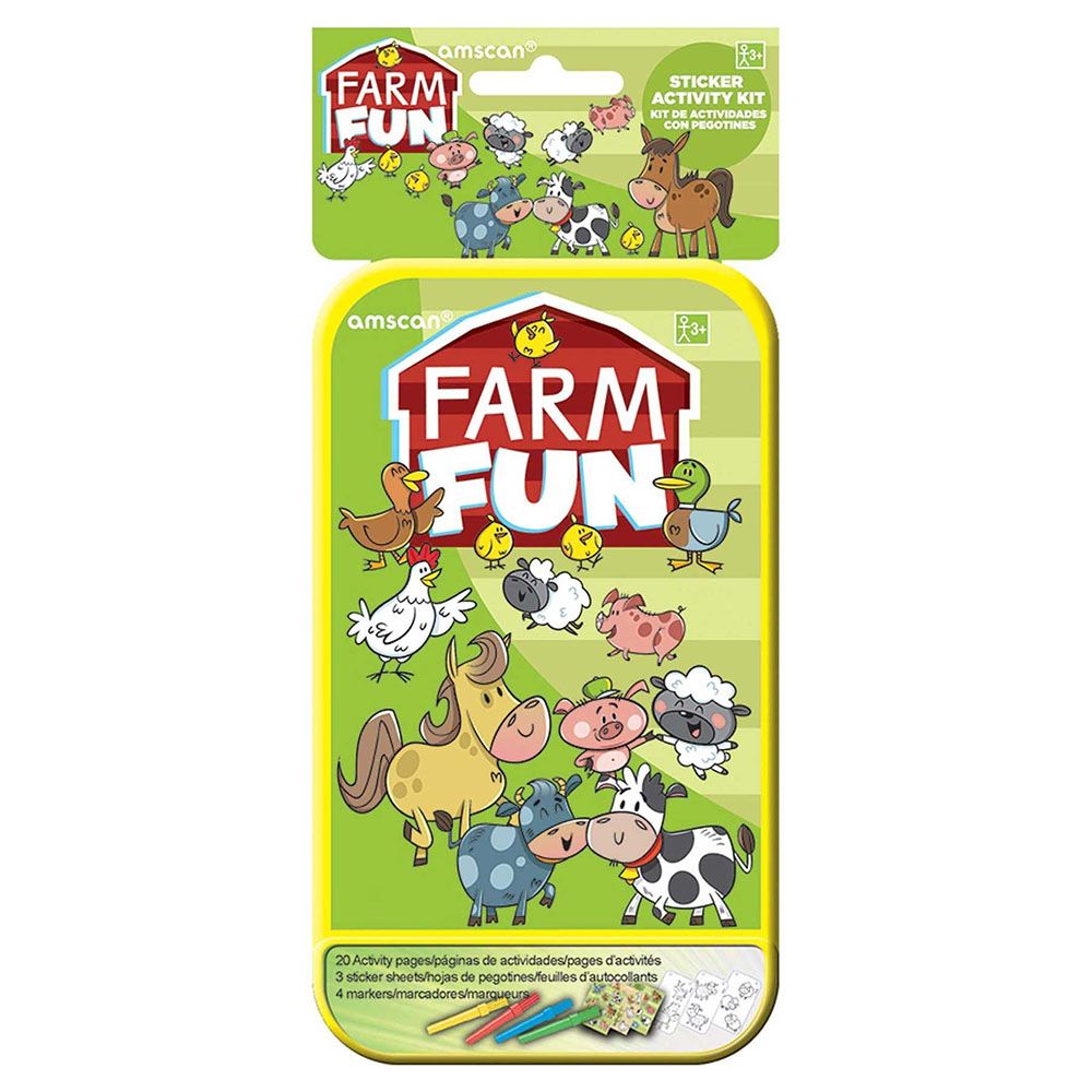 Amscan - Farm Fun Sticker Activity Kit | Buy at Best Price from Mumzworld