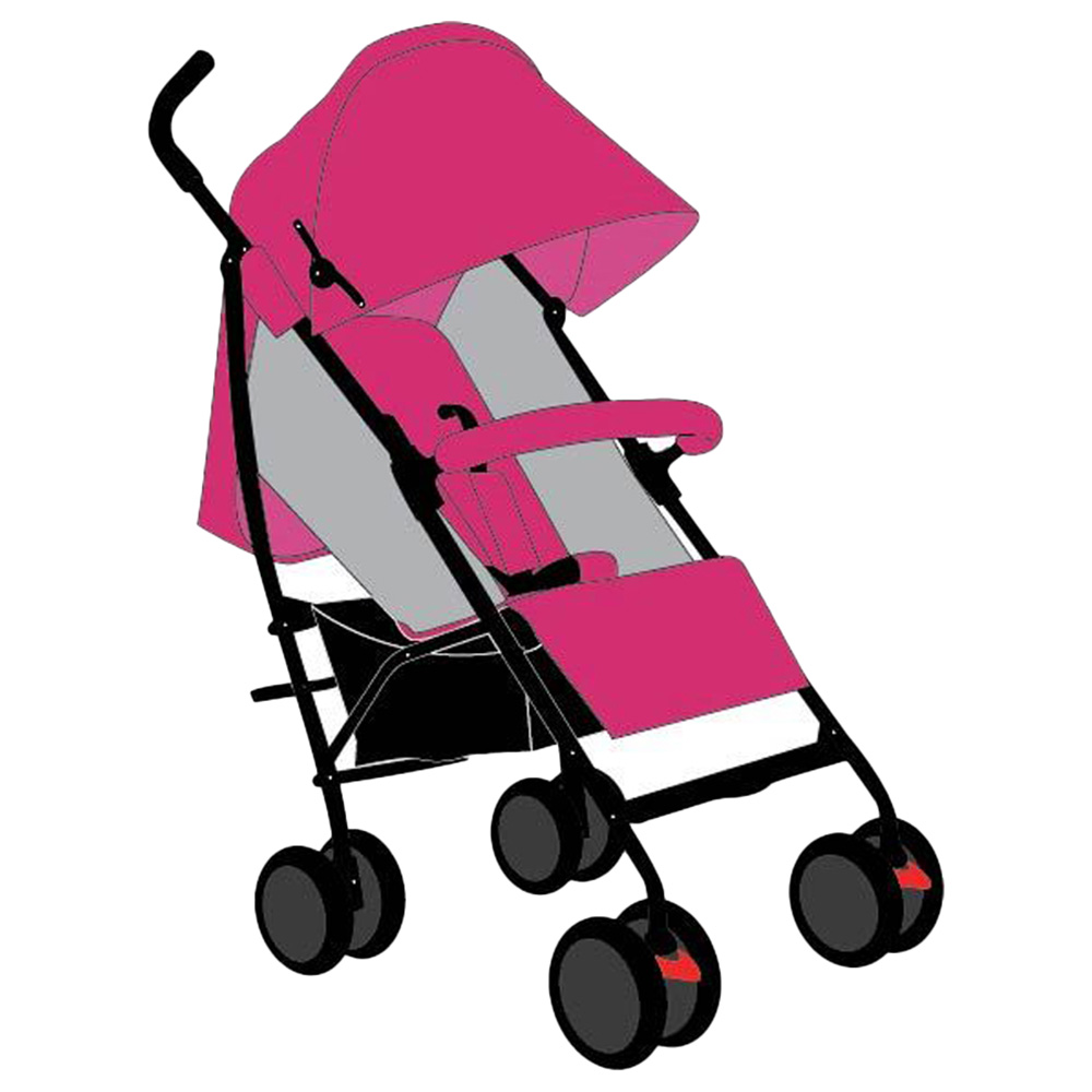 Buy Baby Love - Folding Buggy - Pink in KSA | Mumzworld