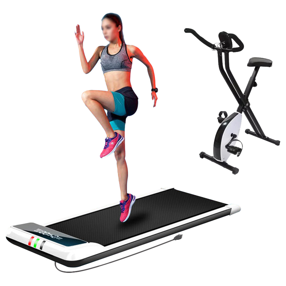 Body Builder - Treadmill & Folding Bel X Bike - White - Buy at Best ...