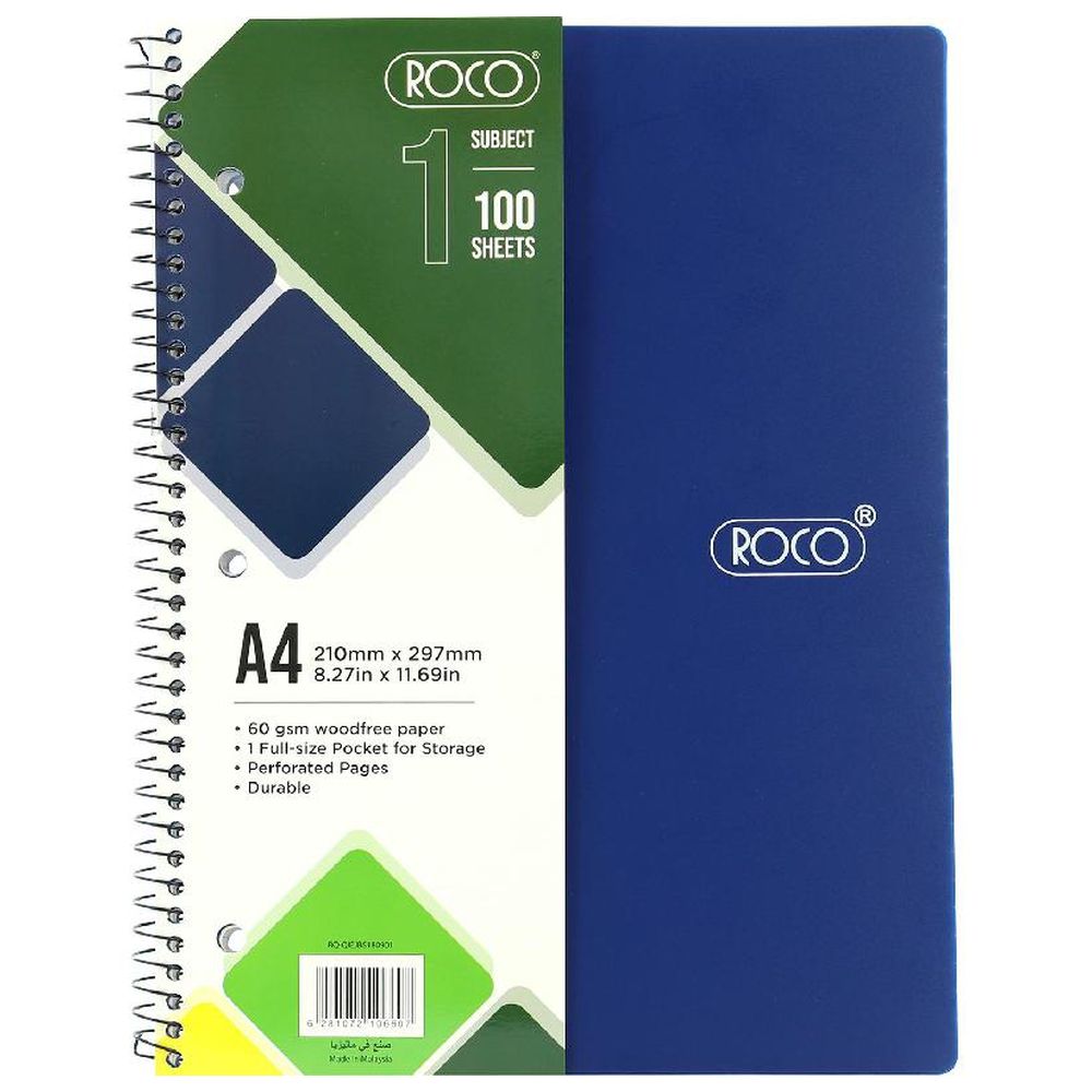 Roco - A4 Arabic Neon Notebook 200 Pages - Royal Blue | Buy at Best ...
