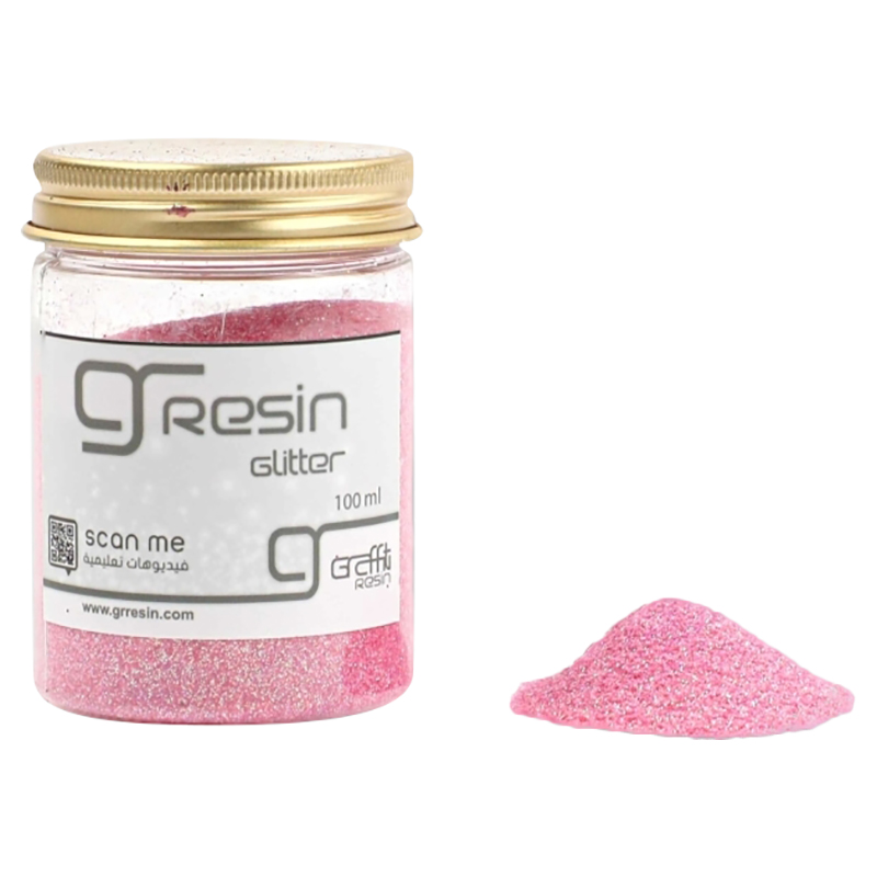 Graffiti Resin - Pink Diamond Glitter Dust Powder Nail Art