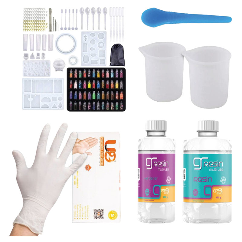 Graffiti Resin - Graffiti Resin Jewellery Making Starter Kit Graffiti Resin - Graffiti Resin Jewellery Making Starter Kit