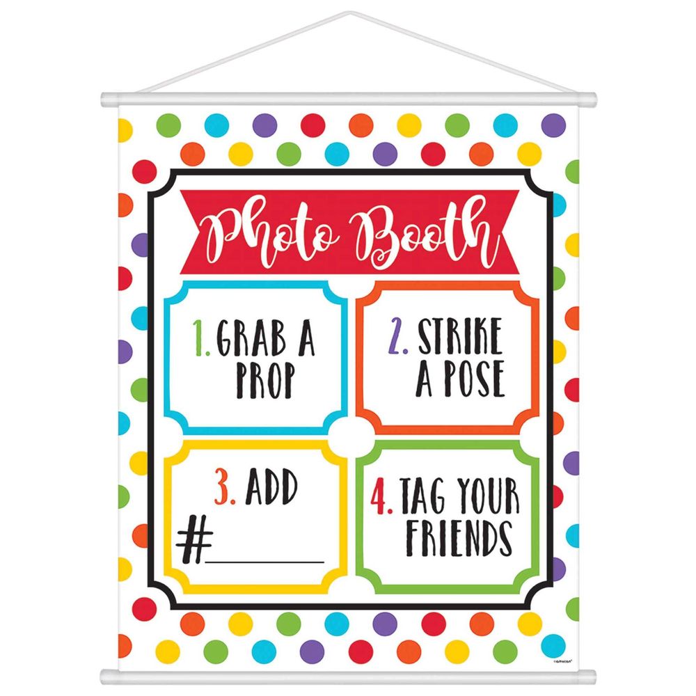 Amscan - Photo Booth Paper Hanging Sign | Buy at Best Price from Mumzworld