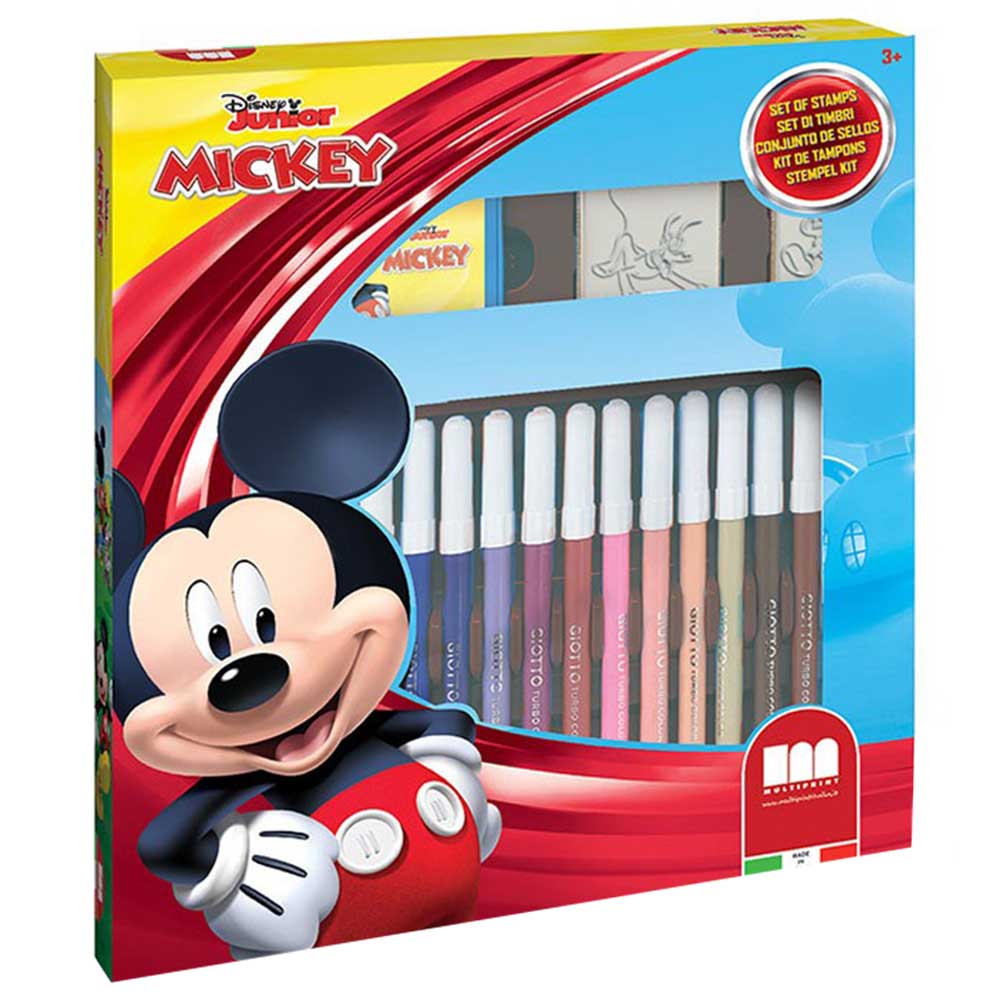 Buy MultiPrint - Mickey - 18 Markers & Stamps in UAE | Mumzworld