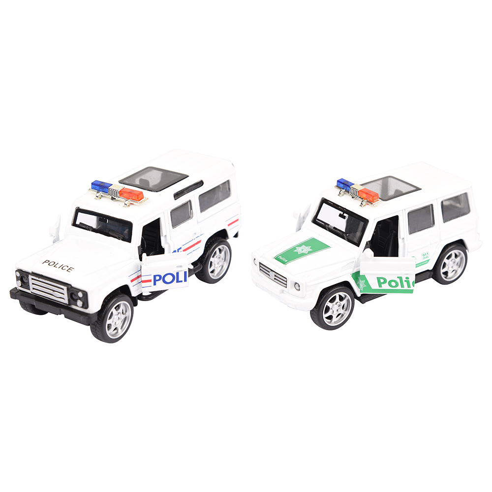 Buy Dynamic Sports - Diecast 1:36 Metal Police Car Assorted 1pc in KSA ...