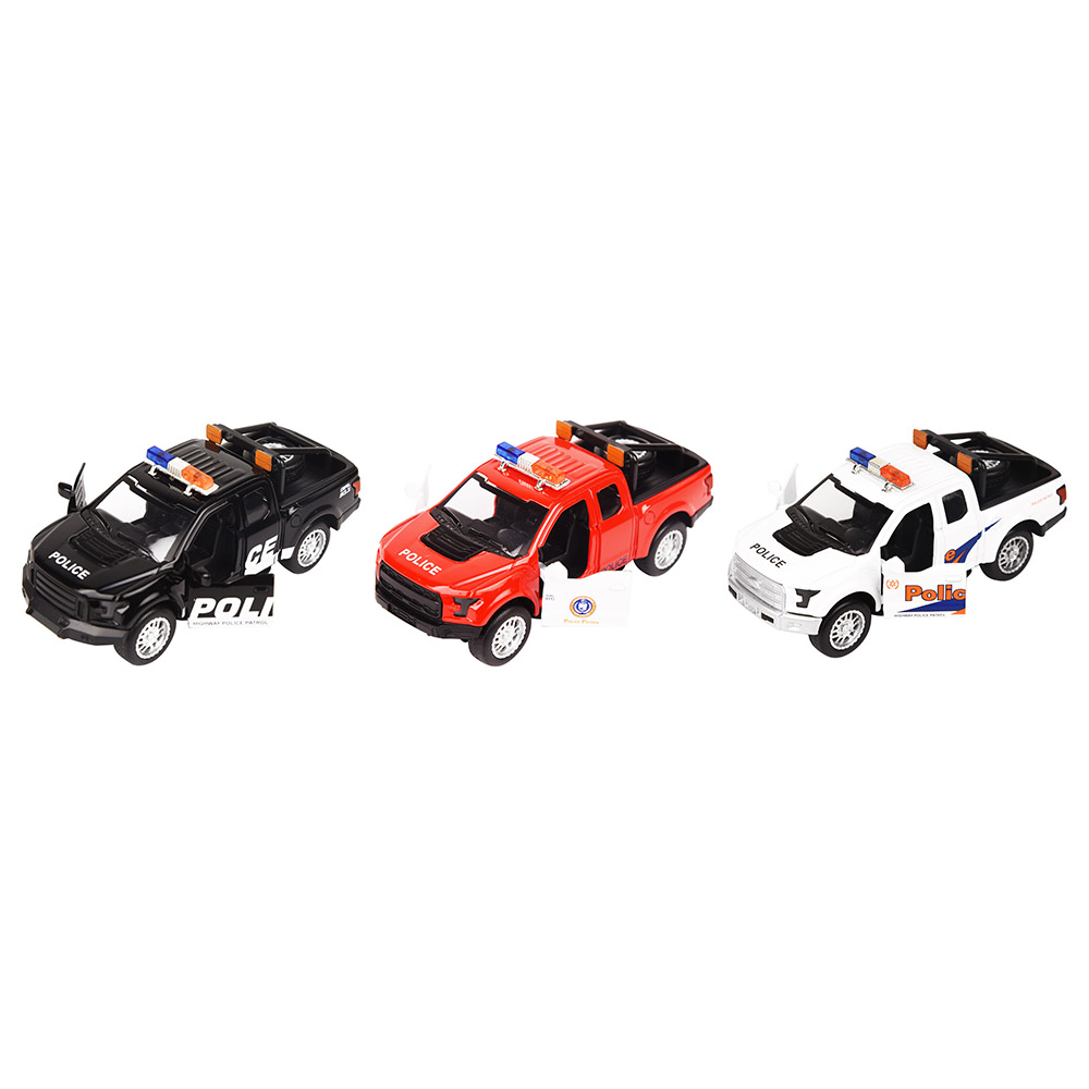 Buy Dynamic Sports - 1:36 Diecast Metal Police Car Assorted 1pc in UAE ...