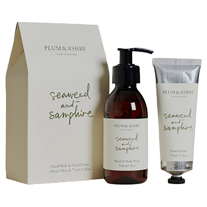 Plum & Ashby - Seaweed & Samphire Wash & Hand Cream - Set of 2