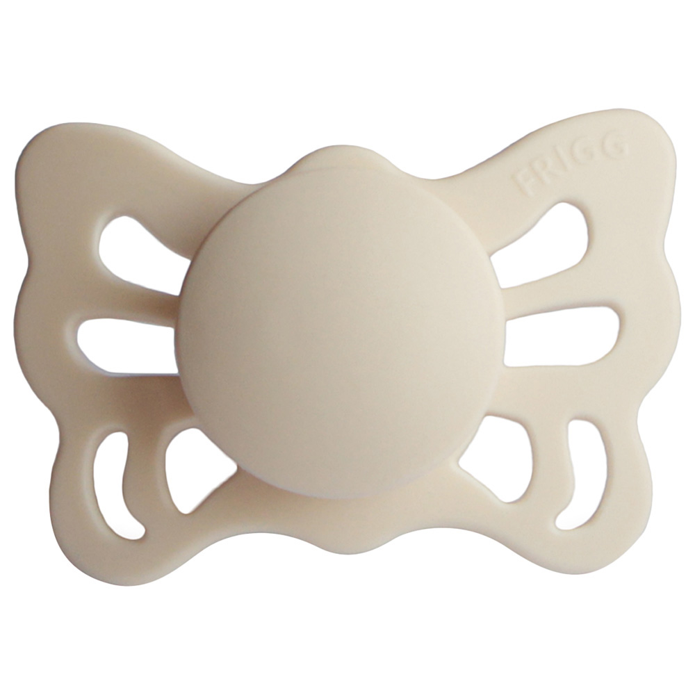 Buy Frigg - Butterfly Anatomical Silicone Pacifier 0-6M S1 - Cream at ...