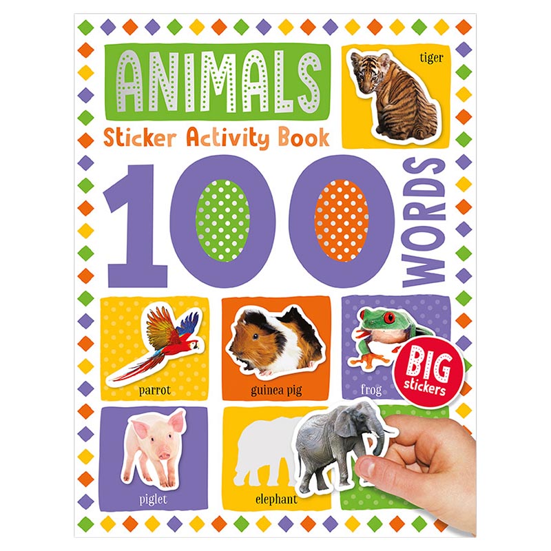 100 Words Animals Sticker Activity Book | Buy at Best Price from Mumzworld