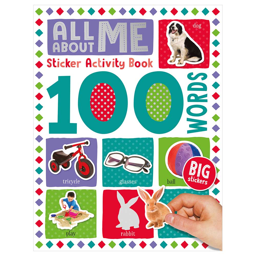 100 Words All About Me Words Sticker Activity Book