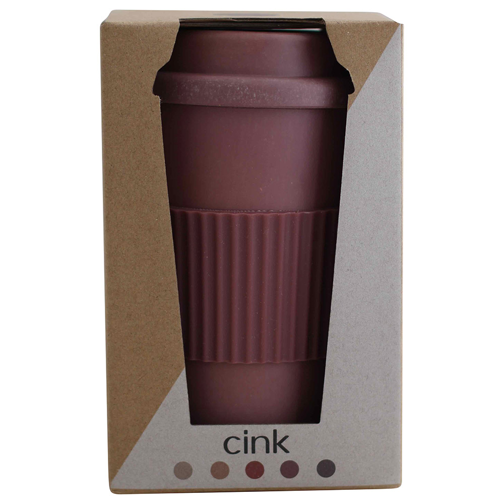 Buy CINK Bamboo Reusable Coffee Cup - Beet in UAE | Mumzworld