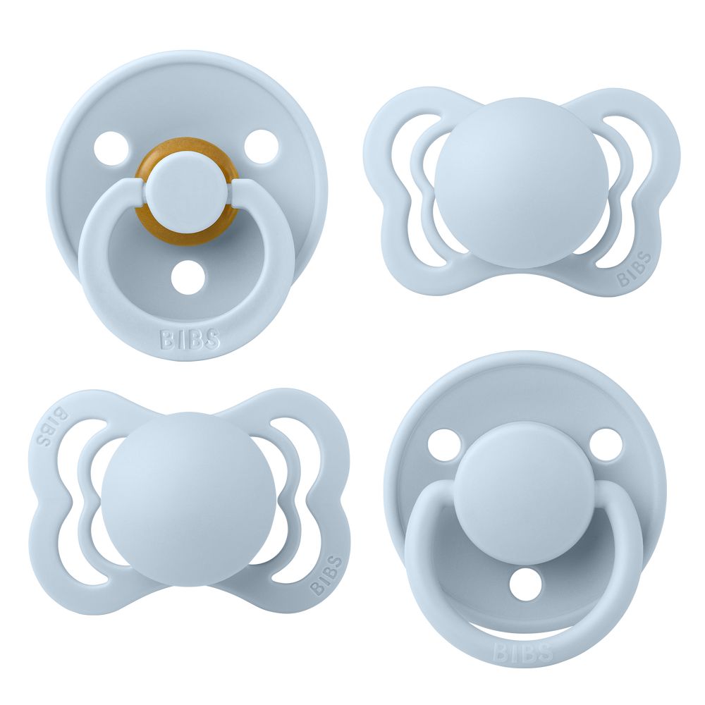 Buy Bibs - Try-It Collection Pacifier Box S1 - 0M+ - Pack of 4 - Baby ...